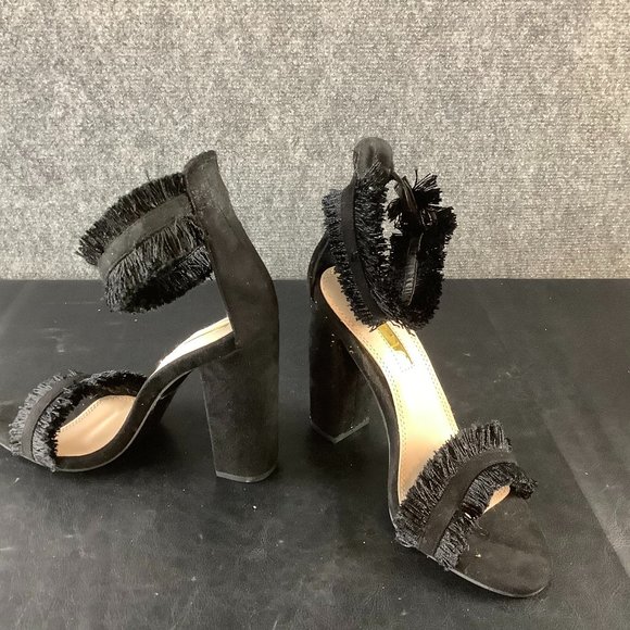 Cape Robbin | Shoes | Cape Robbin Alza 4 Black Denim High Heel Shoes ...